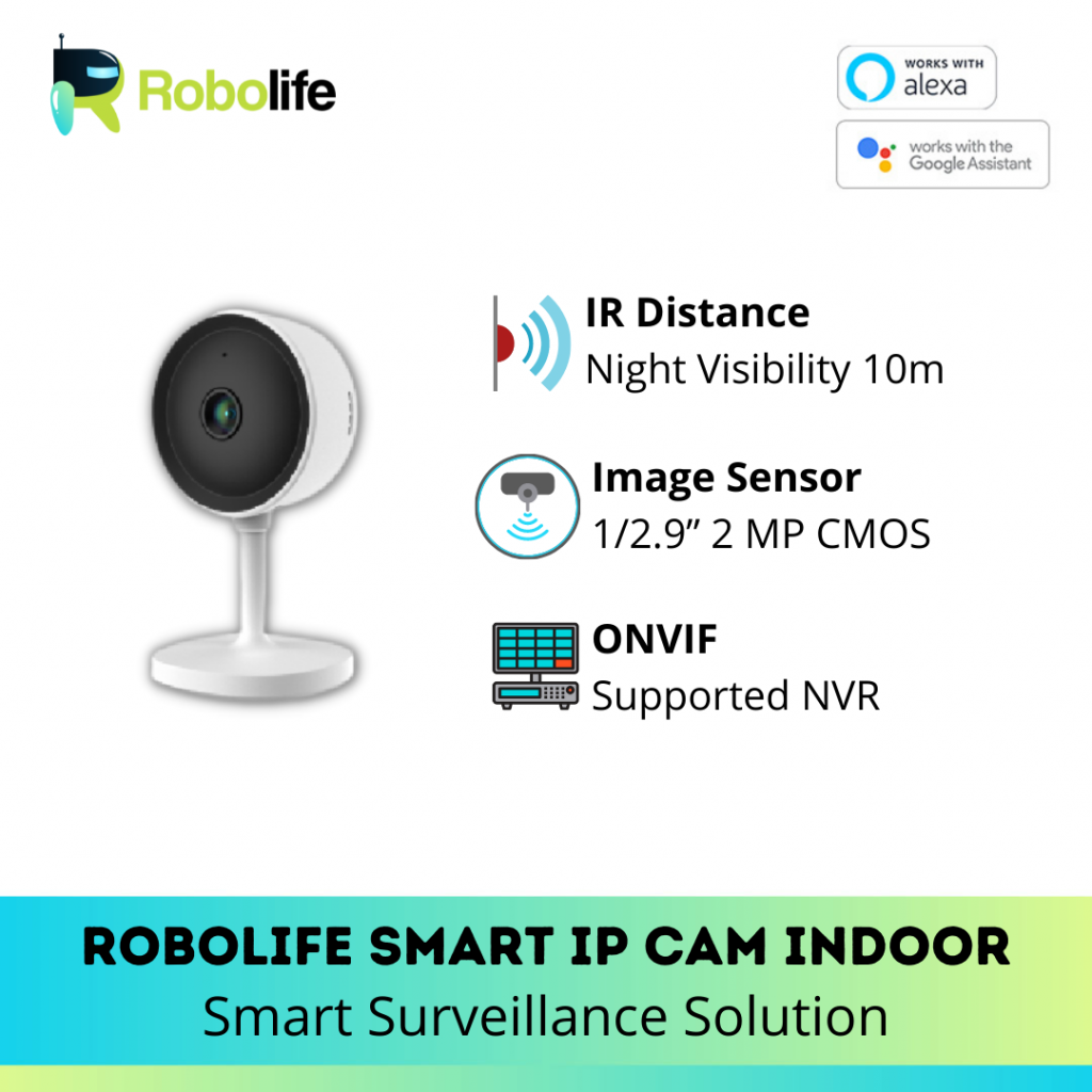 Robolife Smart IP Camera CCTV Indoor/ Baby cam - Robolife