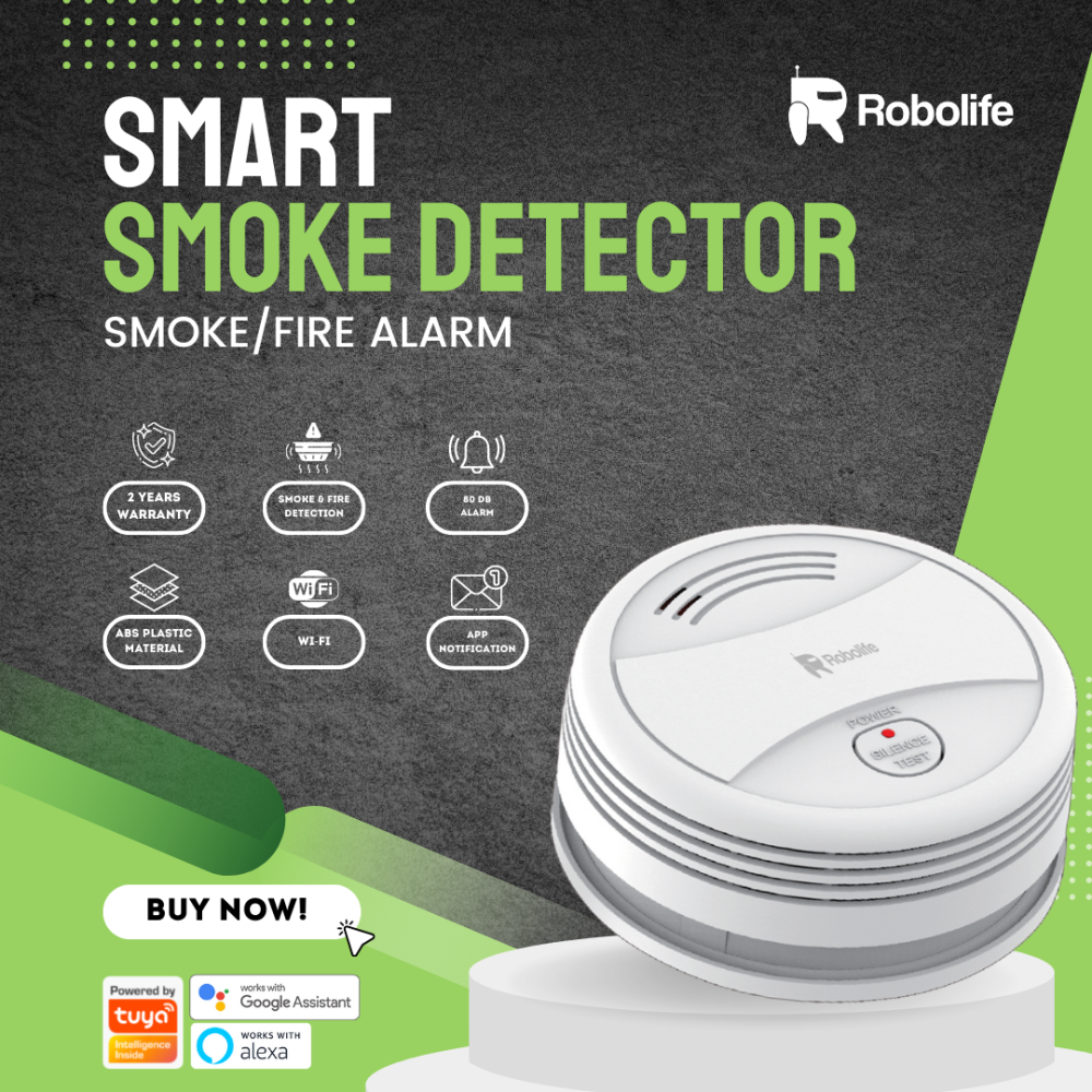 Robolife Smart Smoke/ Smart Fire Detector